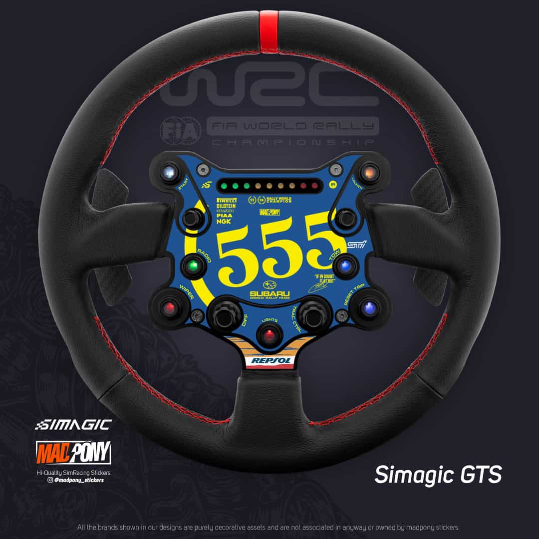 Subaru Impreza 555 - MadPony Stickers | Personaliza tu simulador